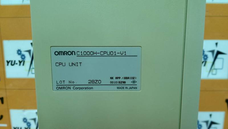 OMRON SYSMAC C1000H CPU UNIT MODULE C1000H-CPU01-V1 - 裕益科技自動化設備可程式編碼器PLC分散式控制系統DCS